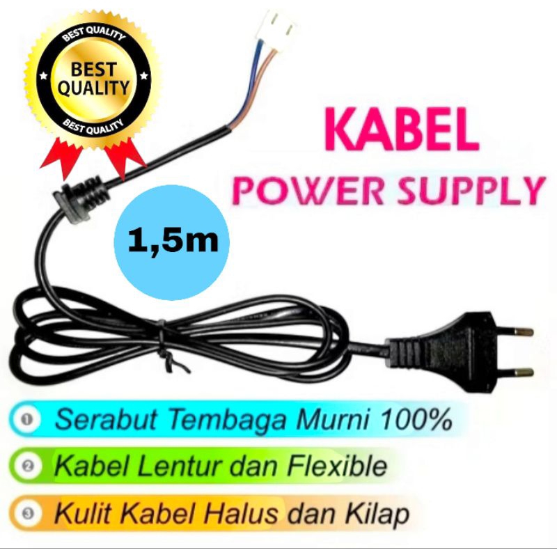 Jual kabel power set top box kabel power kabel colokan STB power supply ...