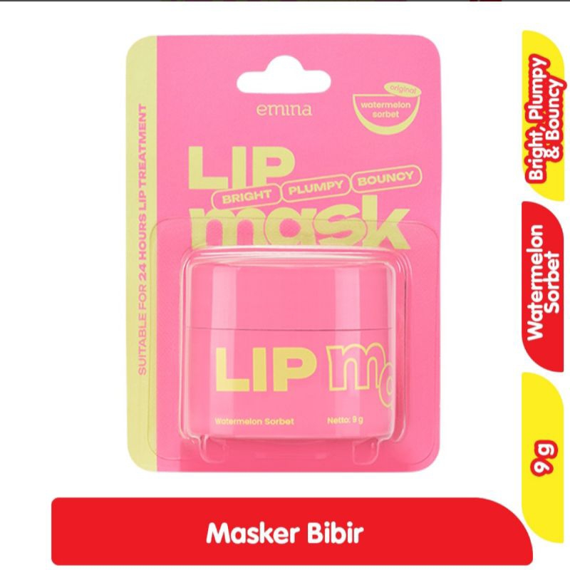 Jual EMINA masker bibir lip mask 9gr | Shopee Indonesia