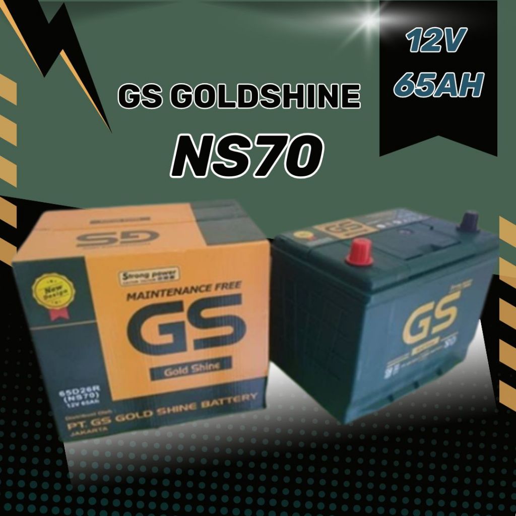 Jual Aki GS Gold Shine NS70 MF (65D26R) | Aki kering Mobil Panther, Kijang, Fuso, Ford Everest ...