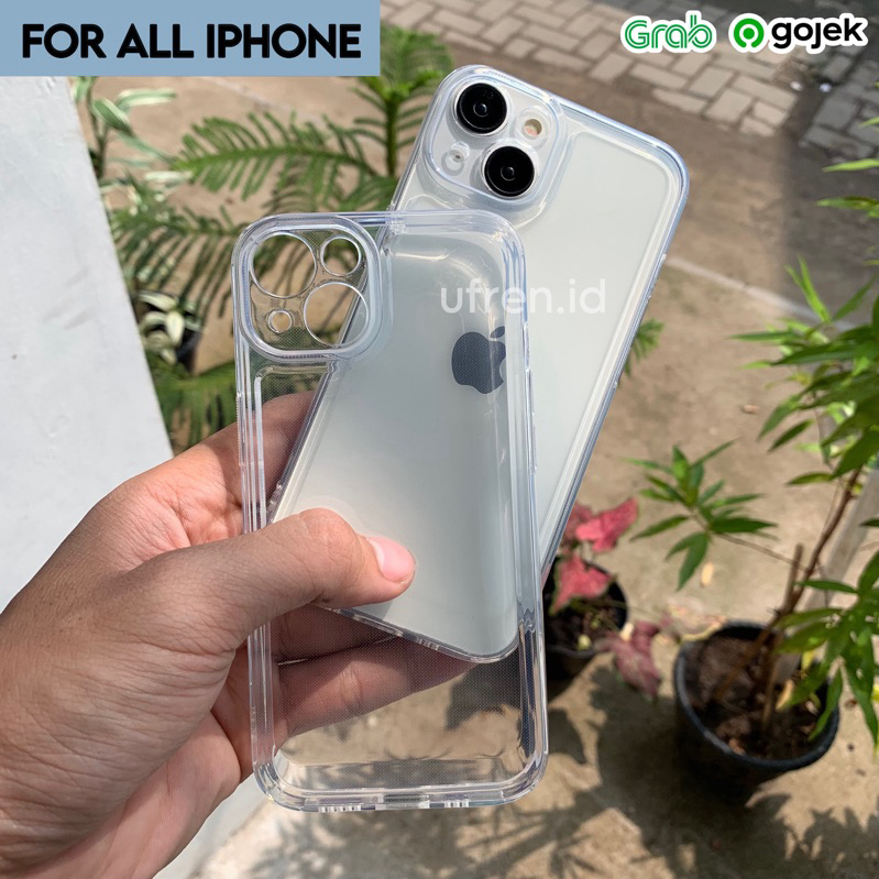 Jual Space Case Bening TPU Clear Case Tebal Transparan For iPhone 16 15 14 13 12 11 X XR XS MAX ...