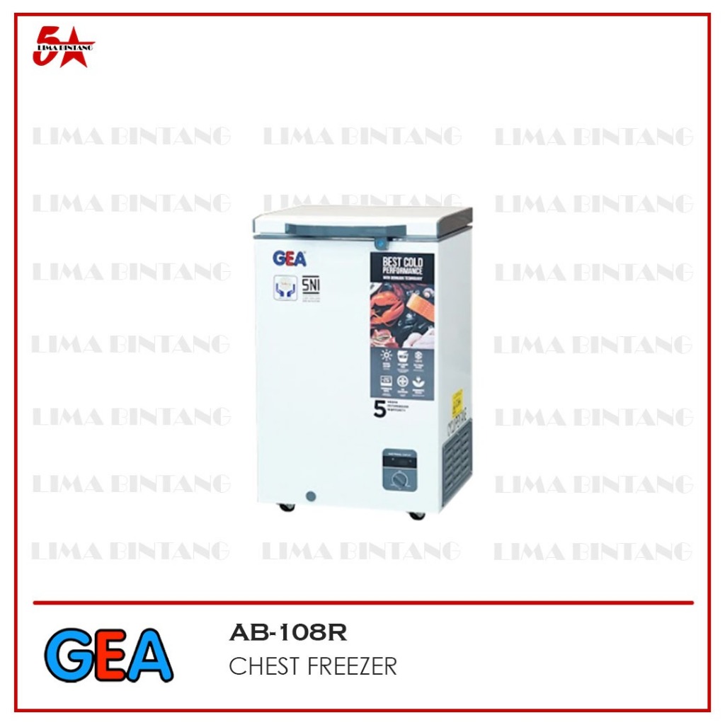 Jual CHEST FREEZER GEA AB 108 R KAPASITAS 100 LT [BDG] | Shopee Indonesia