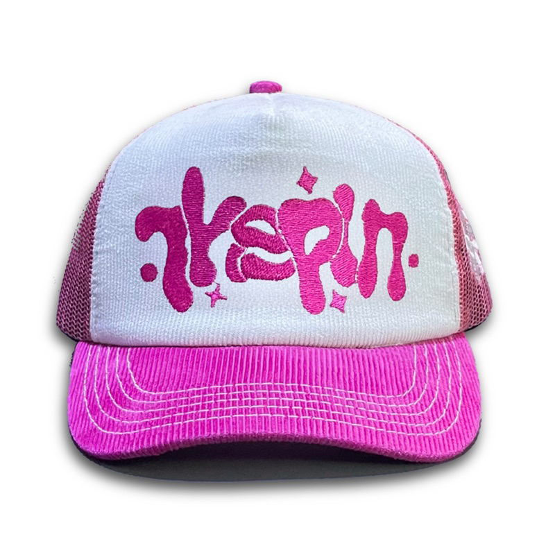 Jual Topi Jaring Corduroy Trucker Hat Pink Hinoto Thisplan | Shopee ...