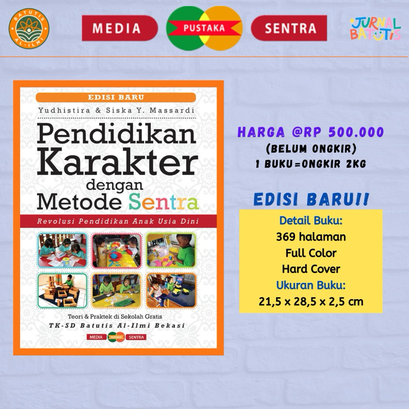 Jual Buku Penidikan Karakter Metode Sentra | Shopee Indonesia