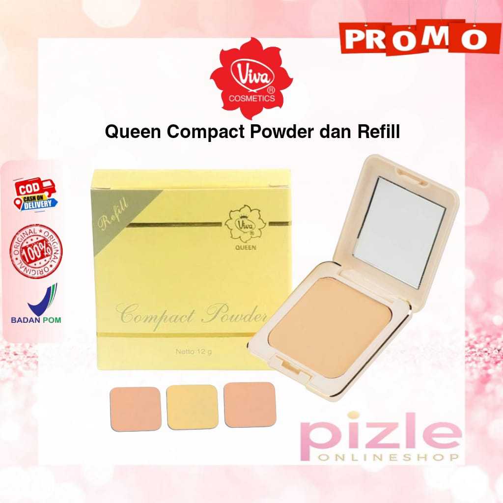 Jual Viva Queen Compact Powder Full - Viva Queen Compact Powder Refill ...