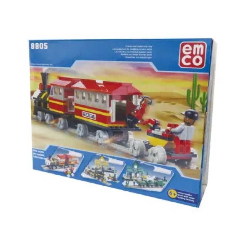 Jual EMCO BRIX POLICE RESCUE TRAIN FIRE TRUCK mainan brick susun ...
