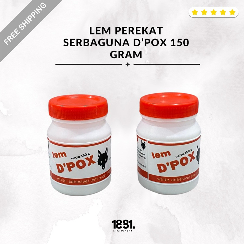 Jual Lem D’Pox 150 Gram | Lem Putih Untuk Kayu/Kertas/Plamur Tembok ...