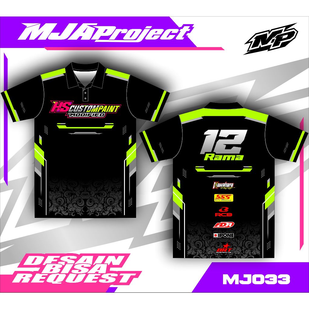 Jual JERSEY RACING kaos baju jersey racing custom full printing jersey ...