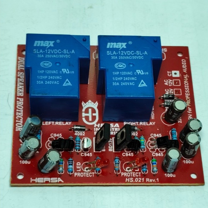 Jual KIT SPEAKER PROTECTOR STEREO 30 AMP Protect Speaker 30 Amp ...