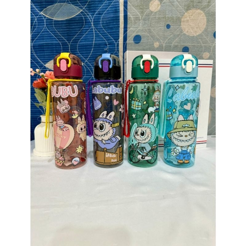 Jual Botol Minum Labubu Viral 600ml V2 Botol Minum Anak Karakter Viral Tali Tenteng Bpa Free ...