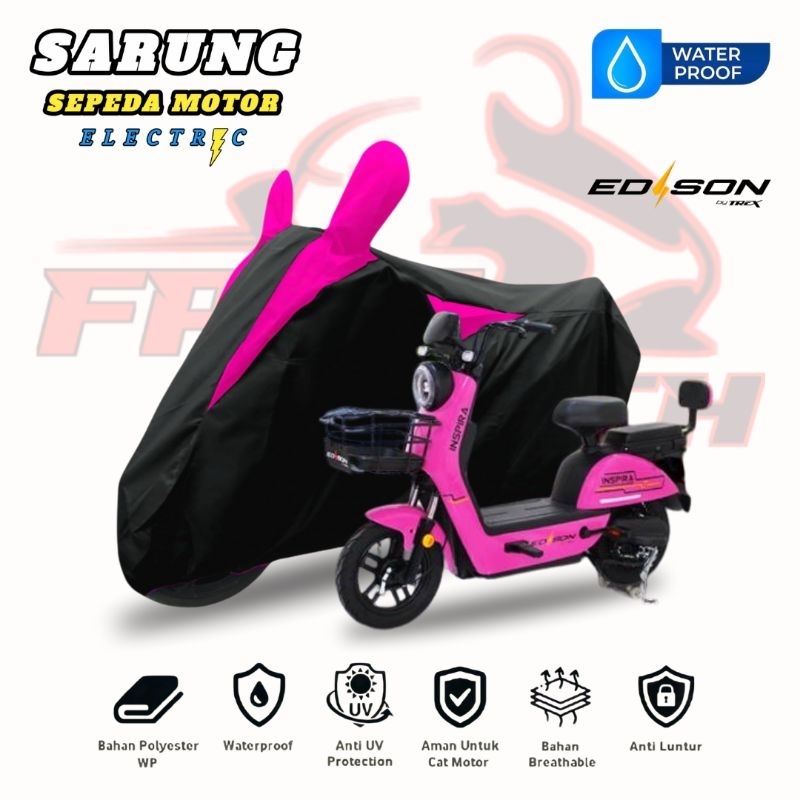 Jual Body cover sepeda/motor listrik Edison All Type dan Sepeda ...