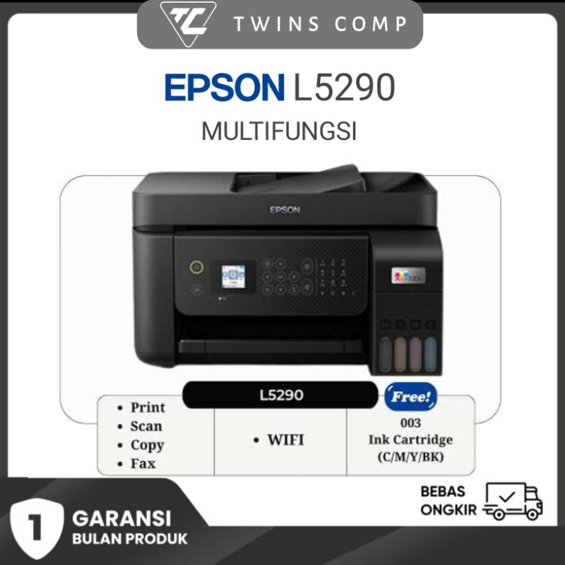 Jual Printer Epson L5290 Print, Copy, Scan, ADF LikeNew | Shopee Indonesia