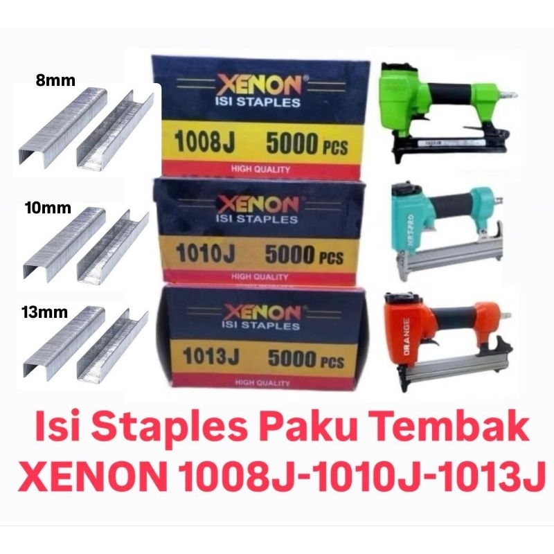 Jual isi staples paku tembak xenon 1008j 1010j 1013j | Shopee Indonesia