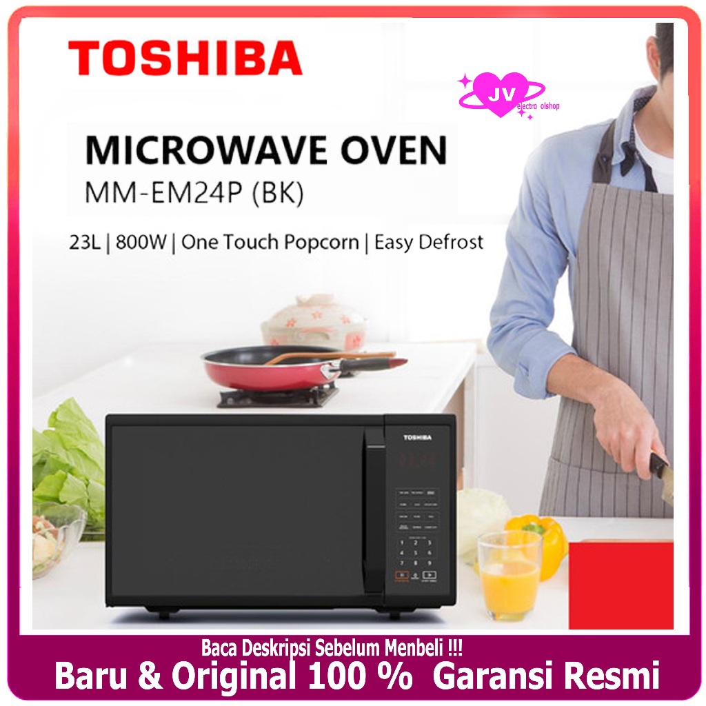 Jual Toshiba Microwave MM-EM24P(BK) 23 Liter / Microwave Toshiba ...