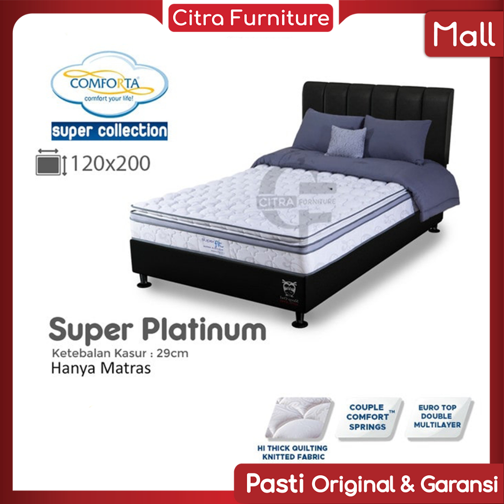 Jual Citra Furniture COMFORTA ® Comforta Spring bed Super Fit Platinum ...