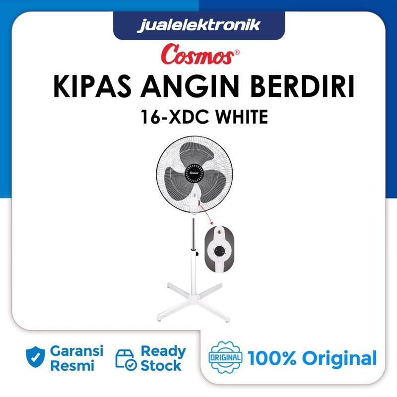 Jual Cosmos Stand Fan 16-XDC WHITE - Kipas Angin Berdiri 46 Watt 16 ...
