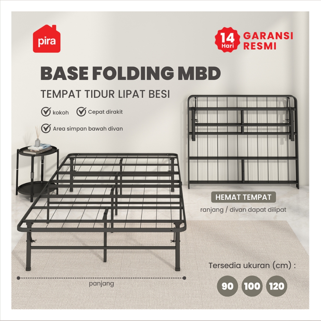 Jual PIRA - BASE FOLDING MBD Dipan Besi / Ranjang / Tempat Tidur Besi ...