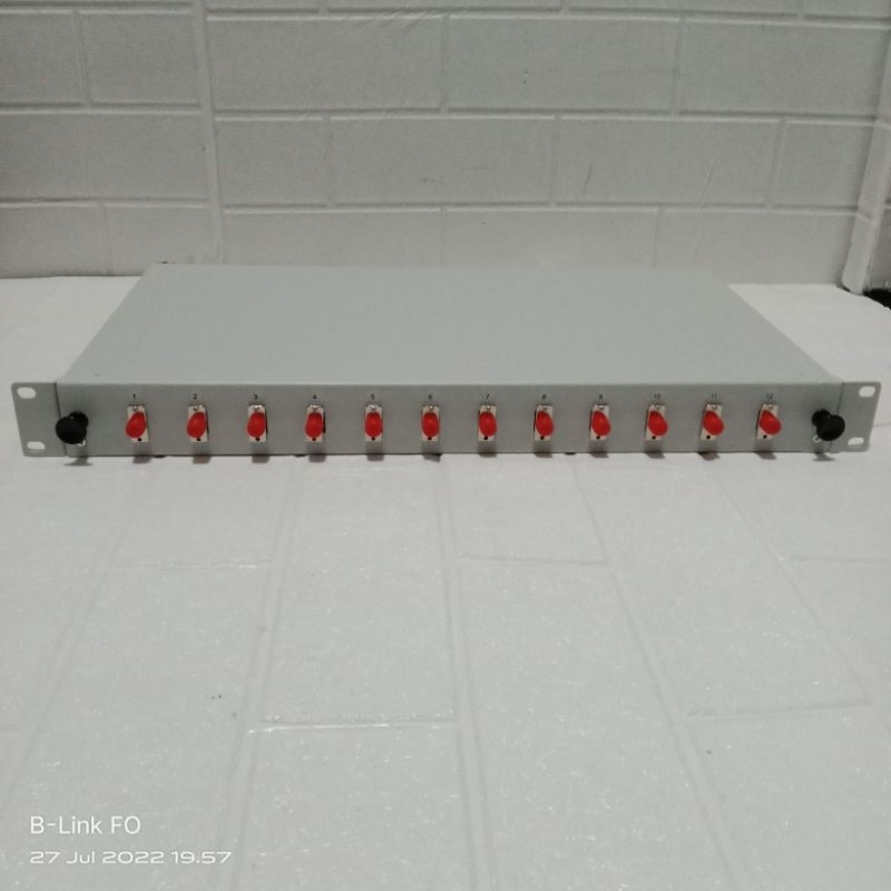 Jual otb 12 core lengkap pigtail adapter fc / odf 12 core lengkap ...