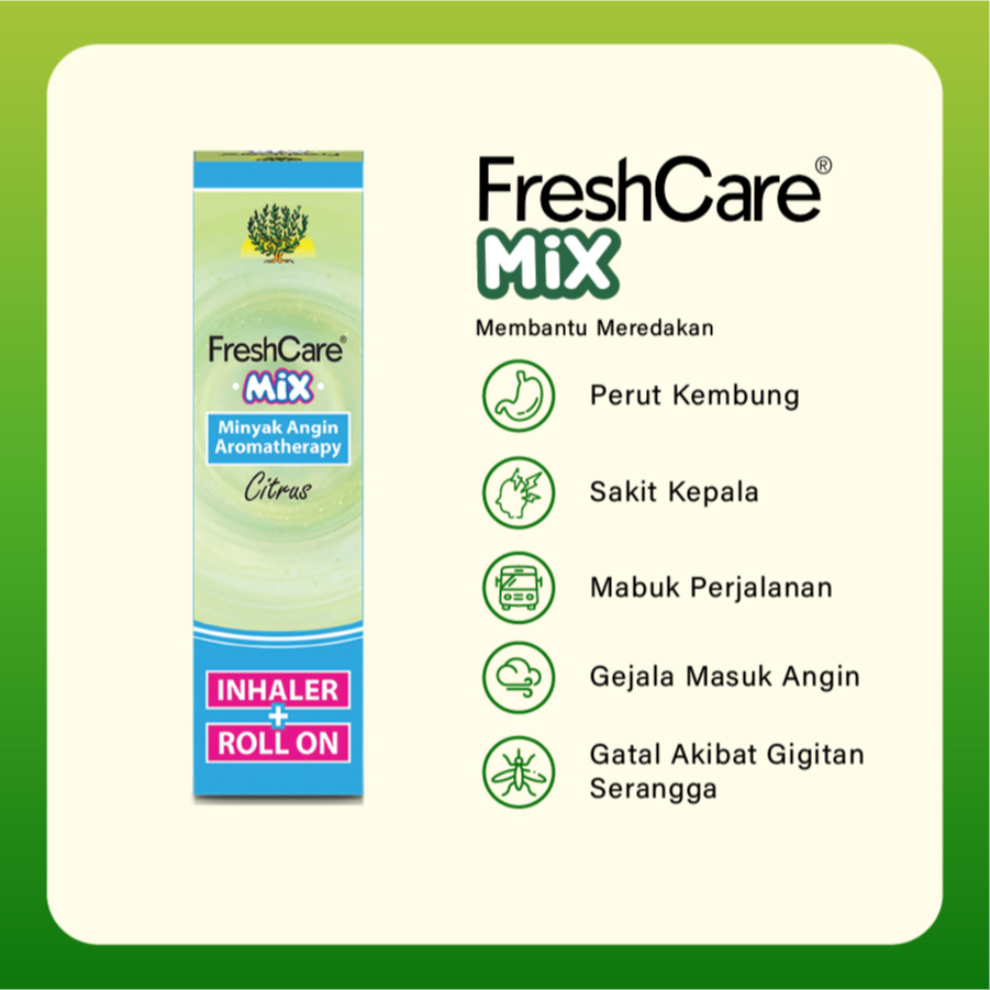 Jual ORIGINAL FreshCare Mix Citrus - Fresh Care Perpaduan Roll On ...