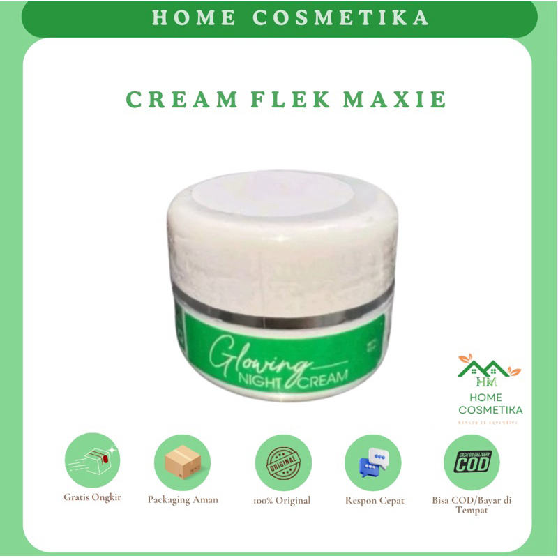 Jual CREAM FLEK MAXIE GLOW |KEMASAN TERBARU| MAXIE GLOW NIGHT CREAM ...