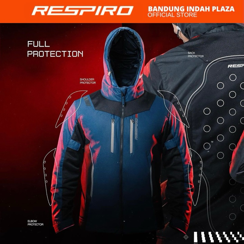 Jual RESPIRO THRENOX - Jaket Motor Touring Jarak Jauh Full Body ...