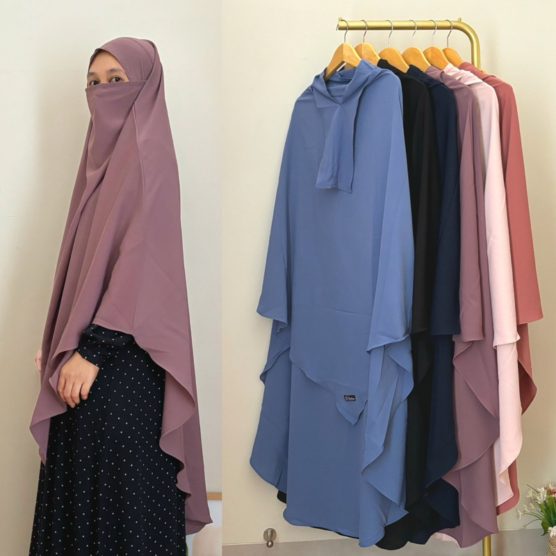 Jual HIJABNANA - Kayla Jilbab khimar kerudung French Khimar instan ...