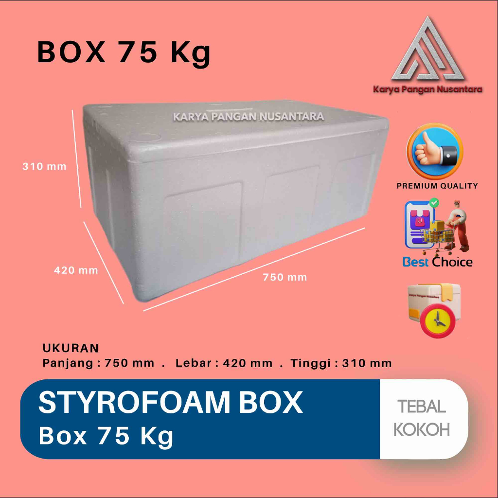 Jual STYROFOAM BOX 75 KG BOX ES BESAR BOX GABUS BOX STYROFOAM BOX-75 ...