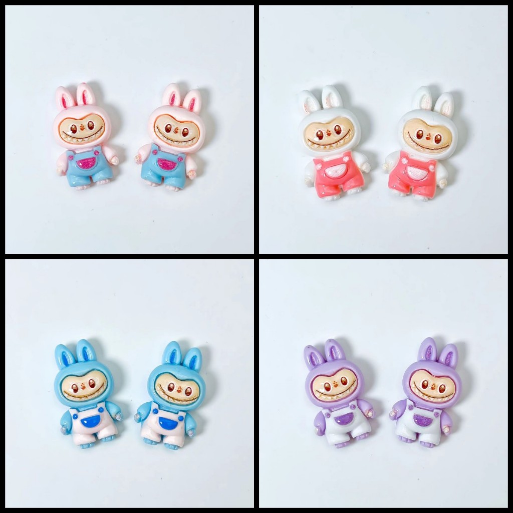 Jual Ready Stok 1pcs Resin Clay Mini Labubu Lucu Labubu Kecil Viral ...