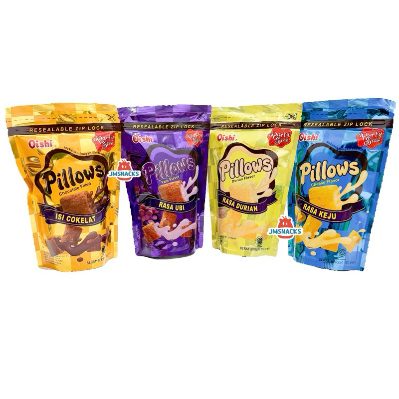 Jual [PROMO!!] Oishi Pillows Pouch 100gr Aneka Rasa - Cemilan nikmat ...