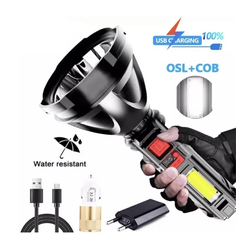 Jual Senter LED Super Terang | Emergency Light | USB Charging | Shopee ...