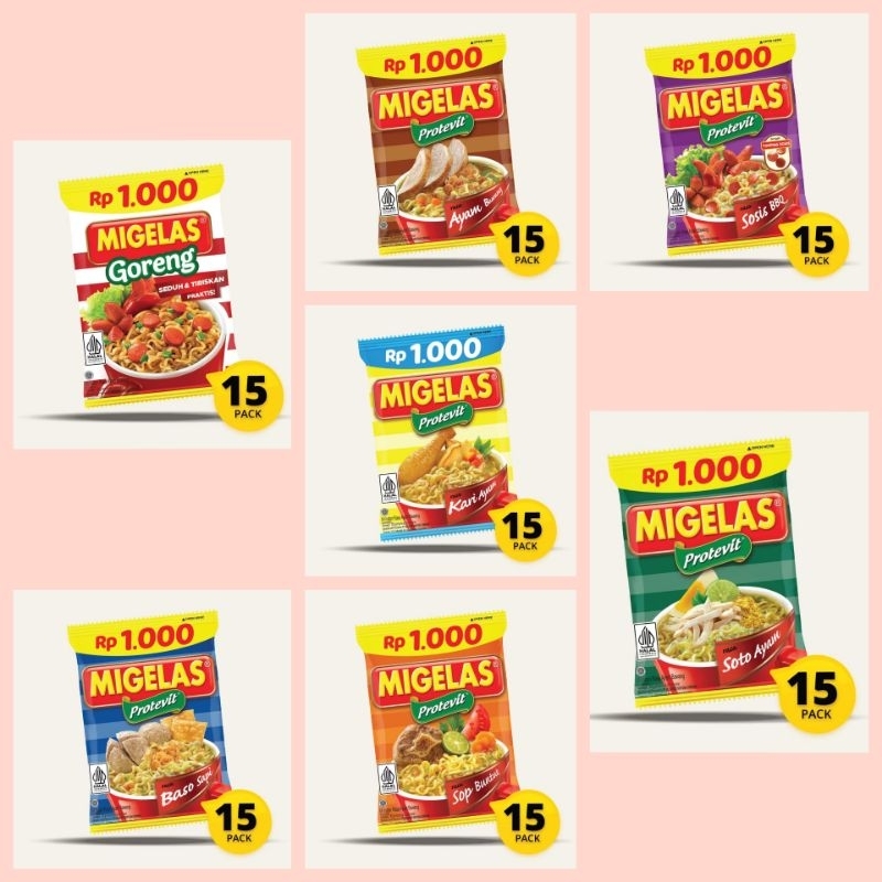 Jual Migelas Instan (1Renceng Isi 15 Pack) | Shopee Indonesia