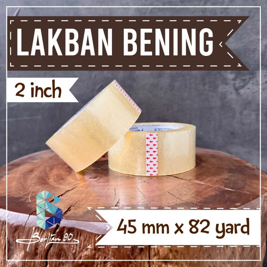Jual Lakban Bening 2 Inchi Harga Grosir ( 1 LUSIN 12 PCS ) / Lem Lakban ...
