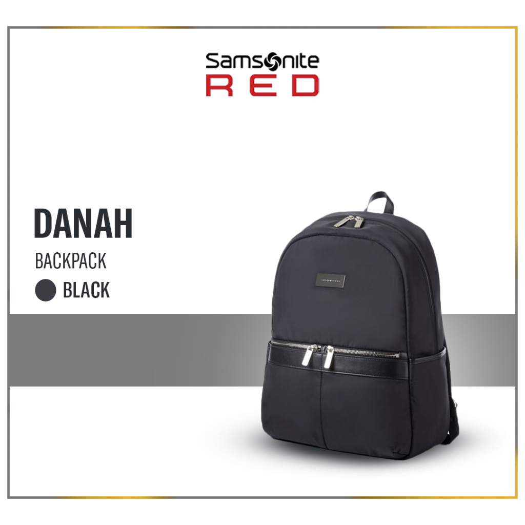 Jual Samsonite Red Label Danah Backpack L - Black | Shopee Indonesia