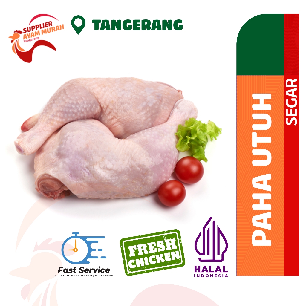 Jual DAGING PAHA UTUH - PAHA AYAM PISTOL FRESH /1Kg | Shopee Indonesia