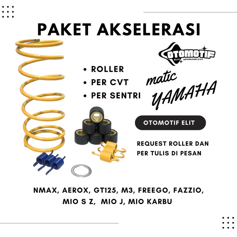 Jual PAKET UPGRADE CVT YAMAHA, PAKET UPGRADE CVT MIO NMAX AEROX MIO J ...