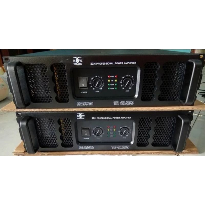 Jual Power amplifier RDW FA9000PRO Original 2x1800watt class TD ...