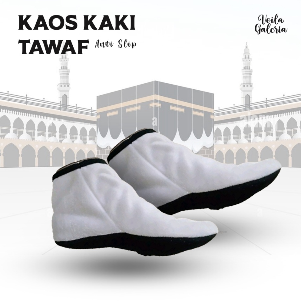 Jual KODE F54R Kaos Kaki Tawaf Sai Haji Umroh Alas Kaki Sepatu Tebal ...