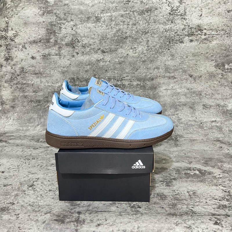 Jual Sepatu Pria dan Wanita Spezial Ice Blue Handball | Shopee Indonesia