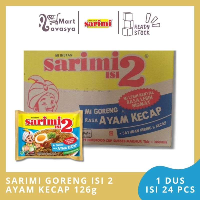 Jual SARIMI GORENG ISI 2 AYAM KECAP 126g - 1 DUS ISI 24 PCS - KOTA BANDUNG - LAVASYA MART ...