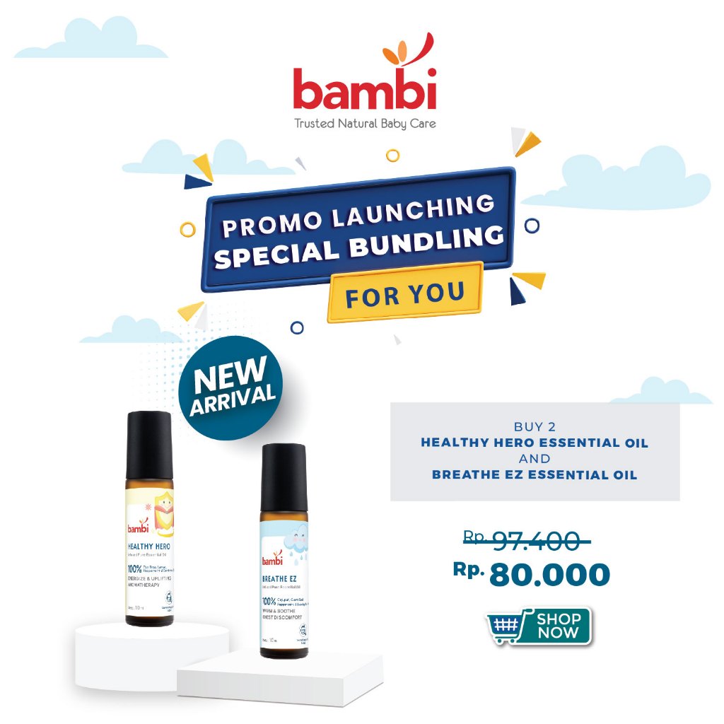 Jual Bambi Baby Health Hero Essential Oil 10ml | Shopee Indonesia