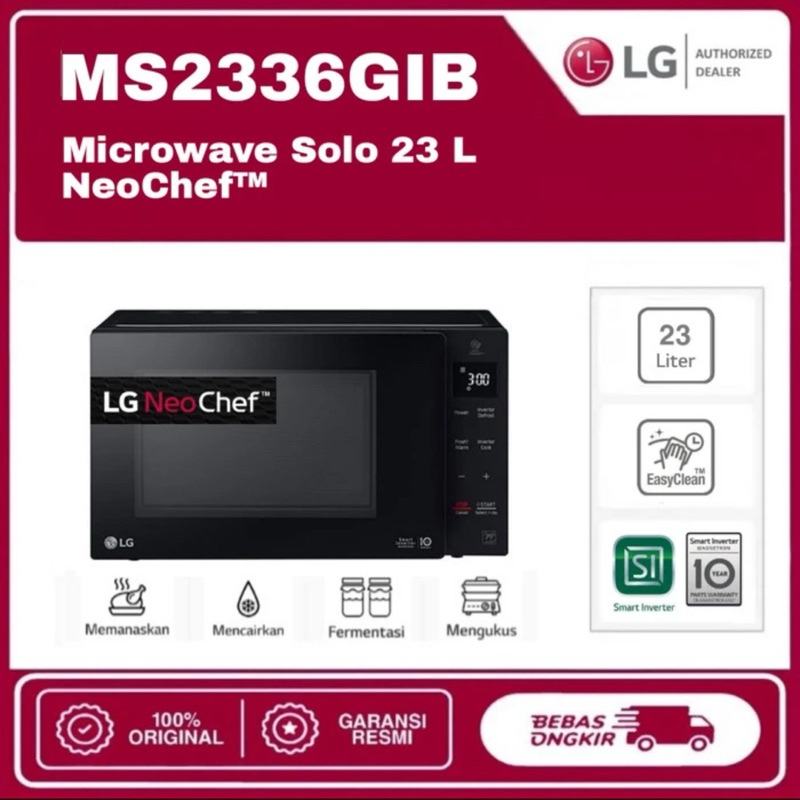 Jual LG MS2336GIB Microwave 23L Smart Inverter | Shopee Indonesia