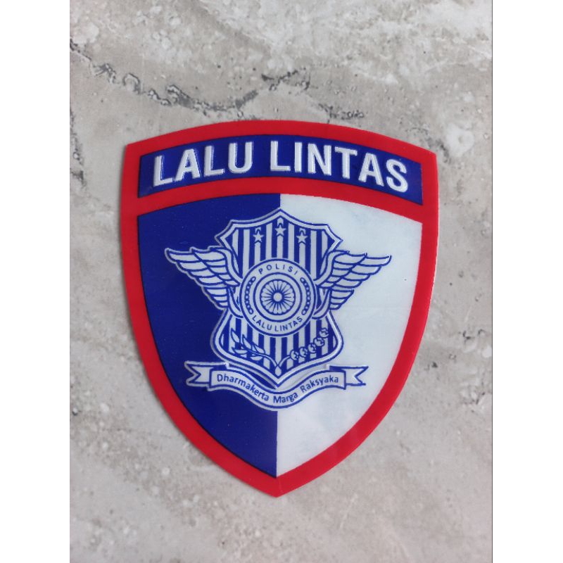 Jual STICKER MOBIL LOGO POLISI LALU LINTAS TIMBUL- STICKER MOBIL LALU ...