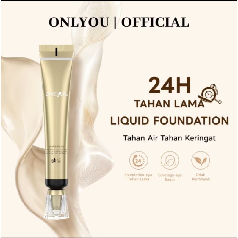 Jual ONLYOU LIQUID FOUNDATION CONCEALER [C01 LAMA] ONLY YOU | Shopee ...