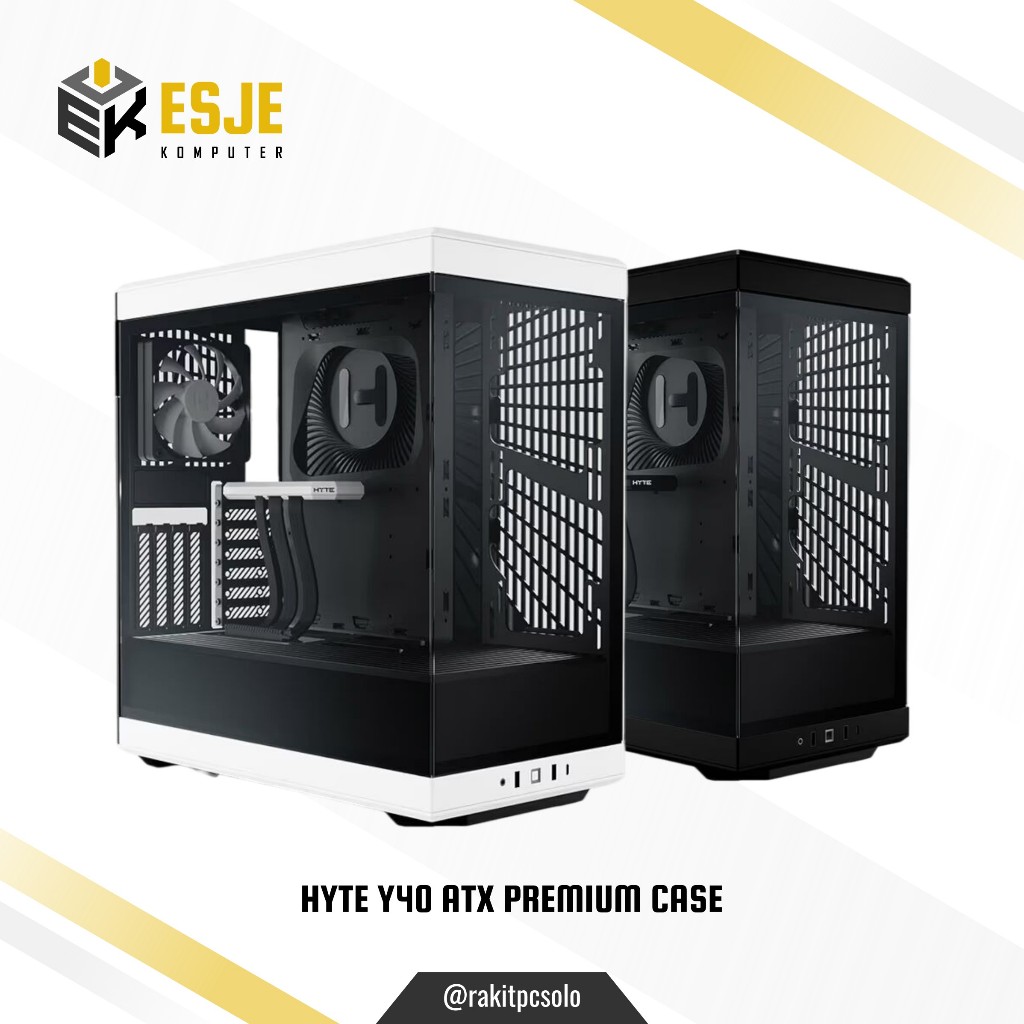 Jual HYTE Y40 ATX Premium Case With PCI Express Riser Cable | Shopee ...