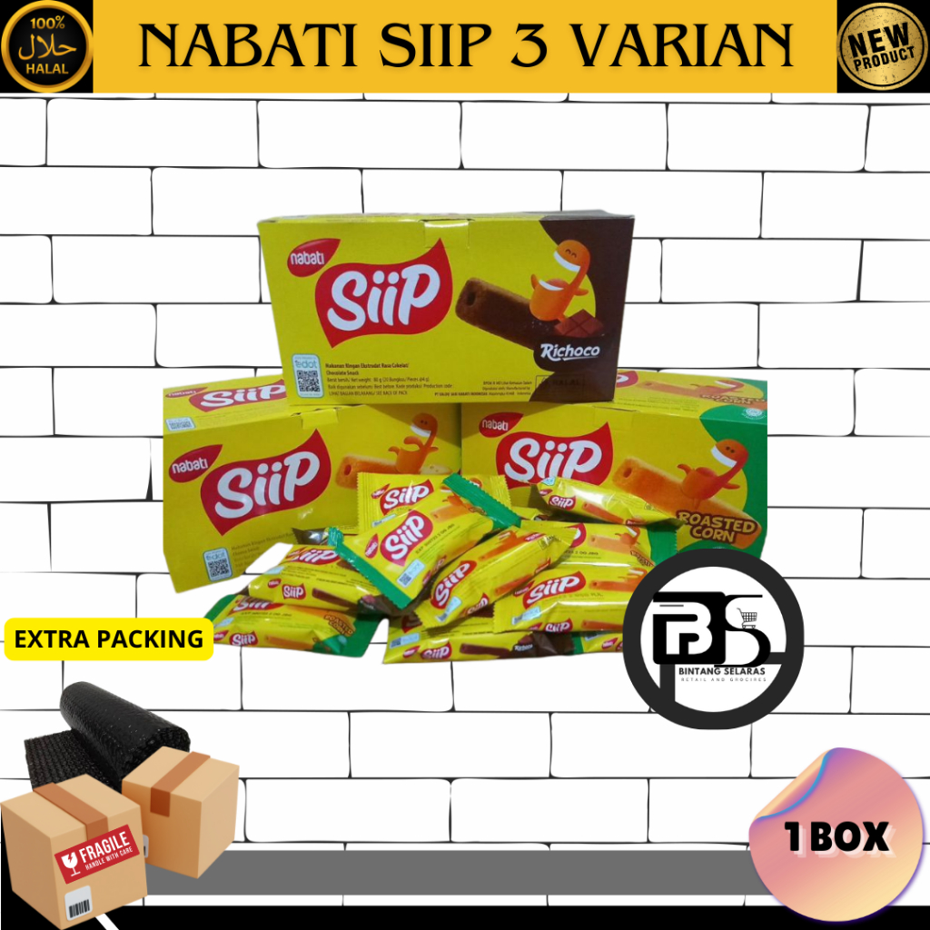 Jual NABATI SIIP VARIAN 1 BOX ISI 20 PCS | Shopee Indonesia