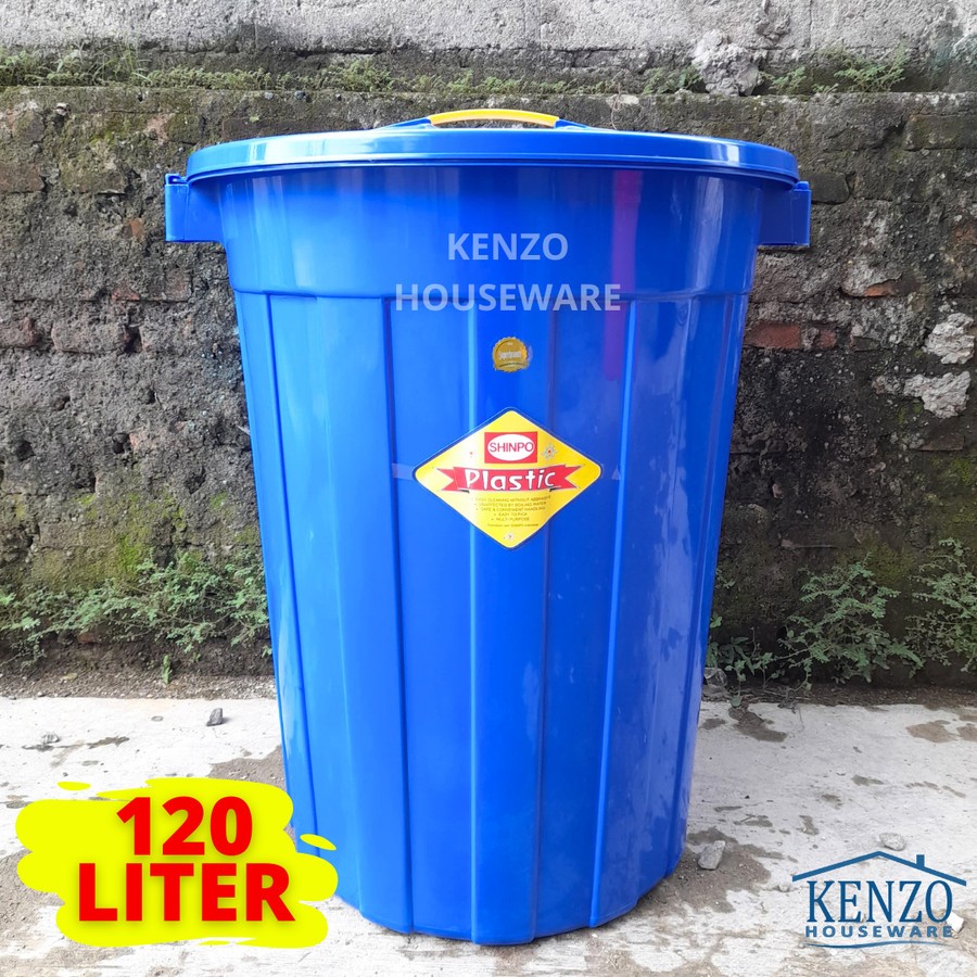 Jual Ember 120 Liter + Tutup Ember Jumbo Air Kamar Mandi Ember Plastik ...