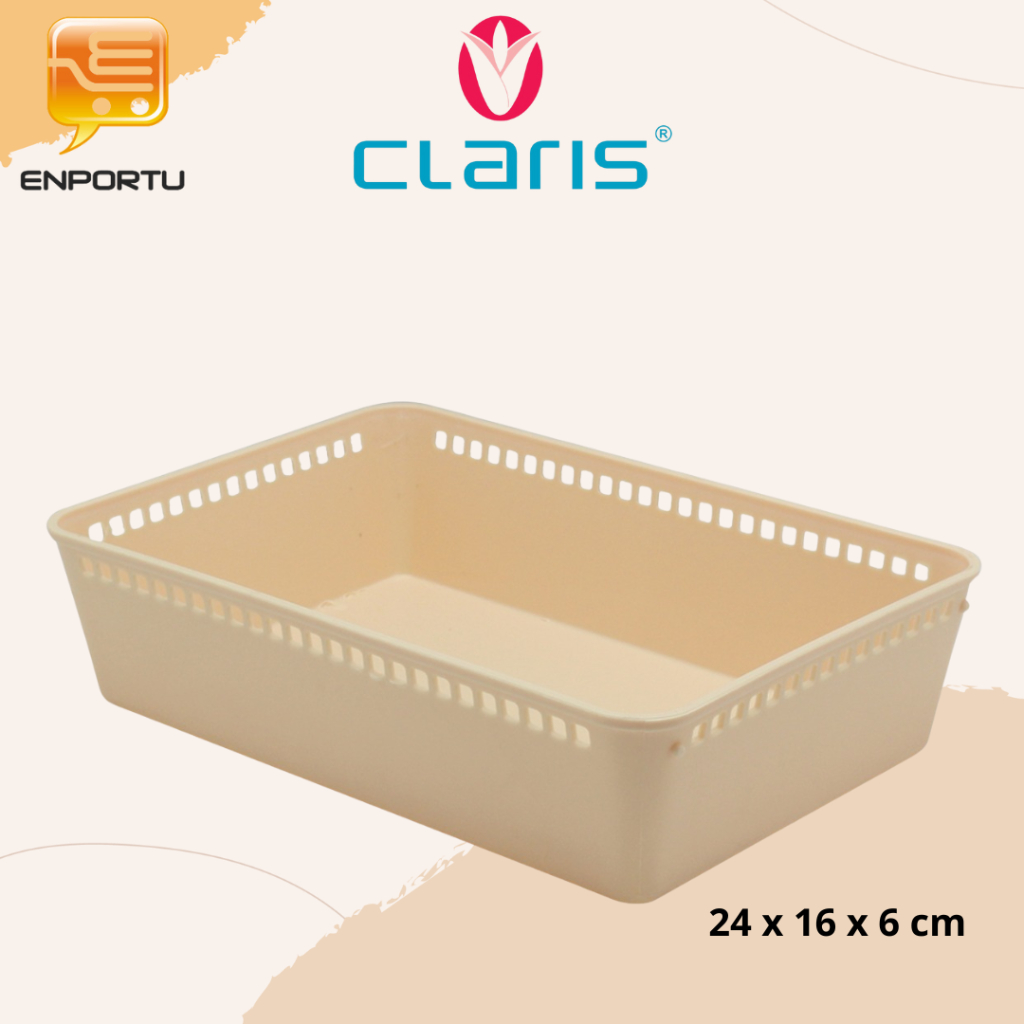 Jual Claris Nampan Mesh 0503 R/ Kotak Penyimpanan Serbaguna/Storage Box ...