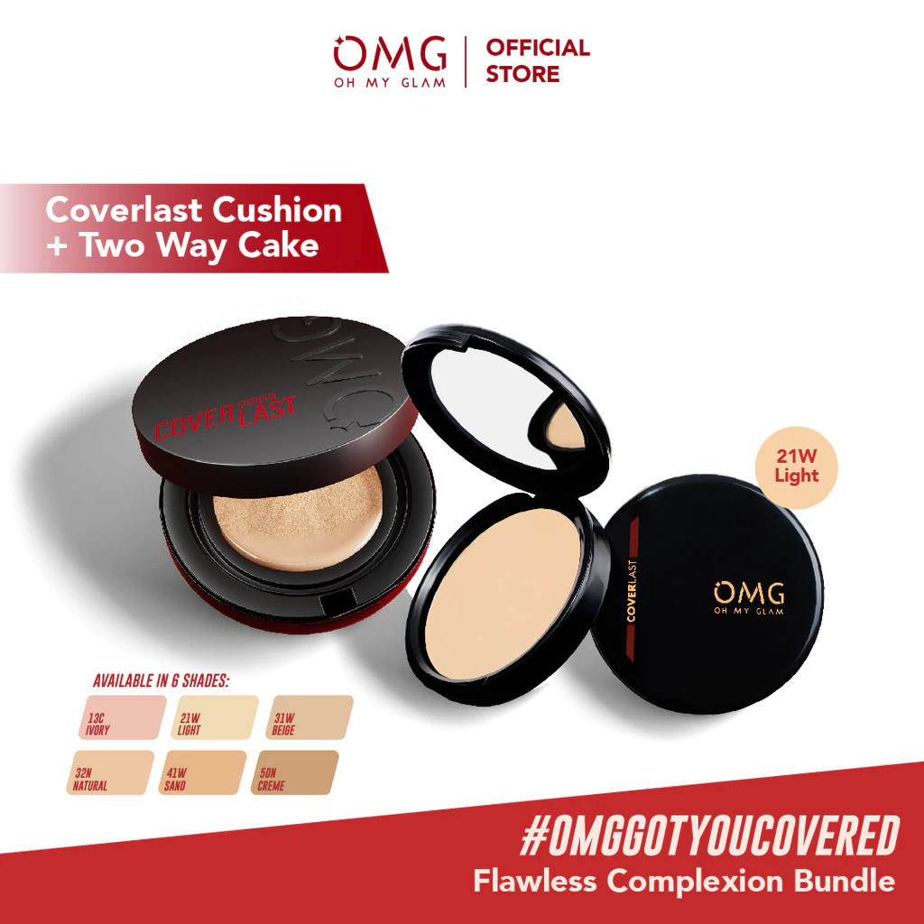 Jual New ! Paket OMG Cushion & OMG Two way Cake | Shopee Indonesia