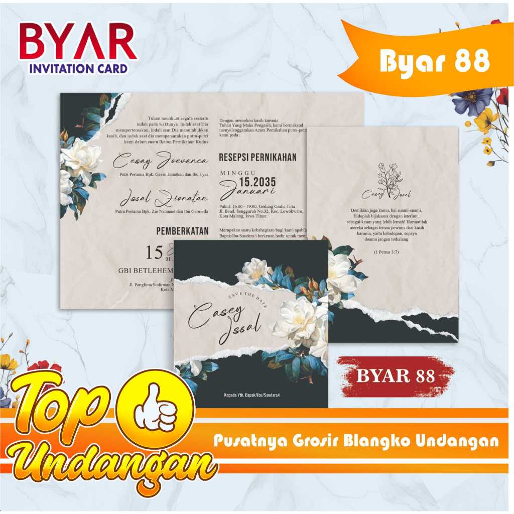Jual Blangko Undangan Byar 88 Langsung dari produsen Terbaru | Shopee ...