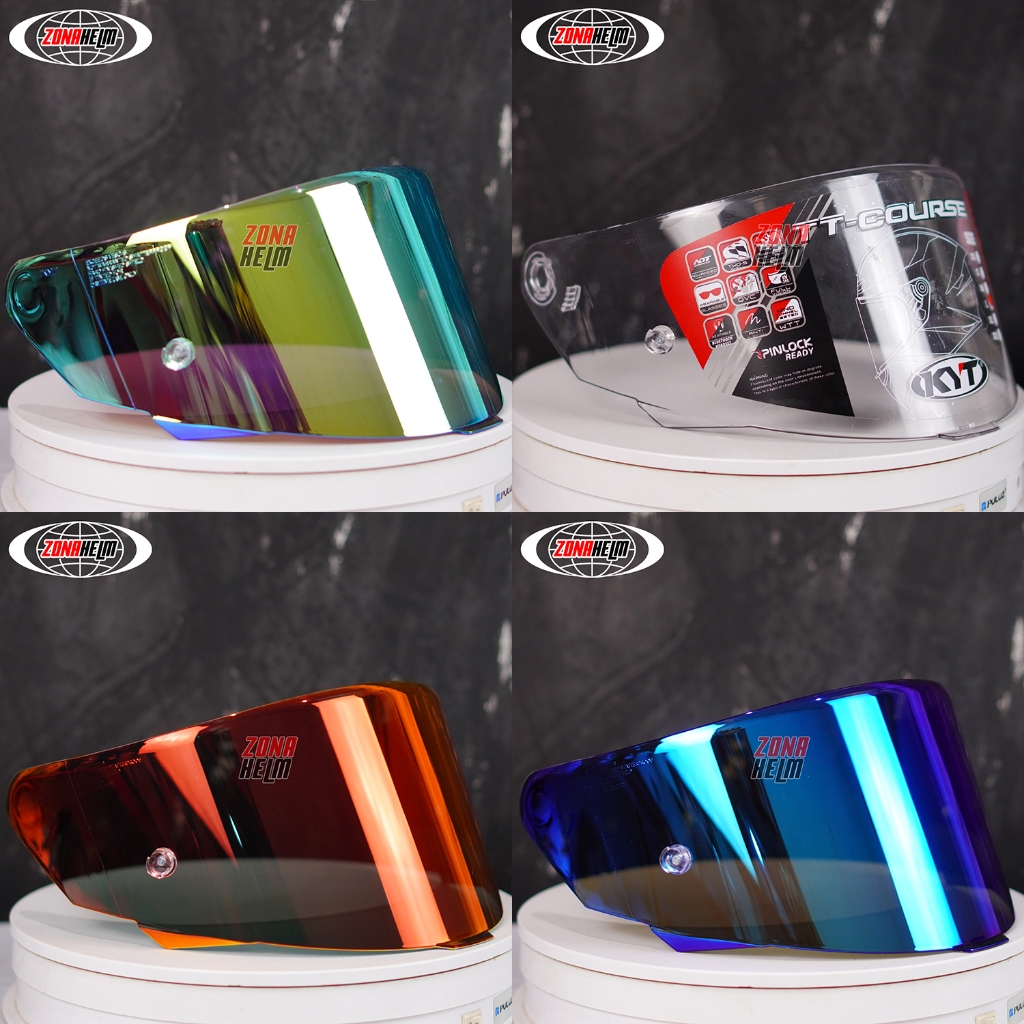 Jual VISOR IREDIUM FLAT PINLOCK KYT TT COURSE ORIGINAL PNP JITSU AIR 1 ...