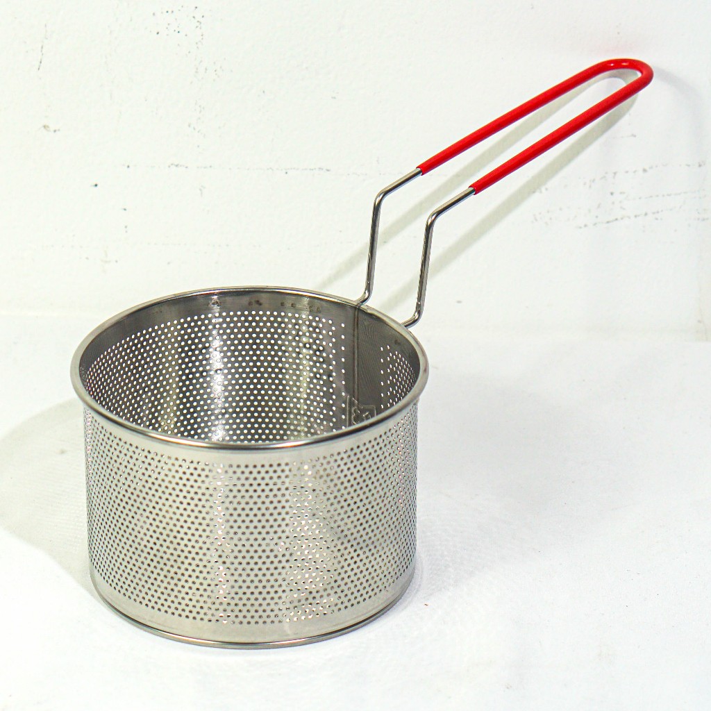 Jual 304 Stainless Steel Fry Strainer Deep Frying Saringan Minyak Round ...